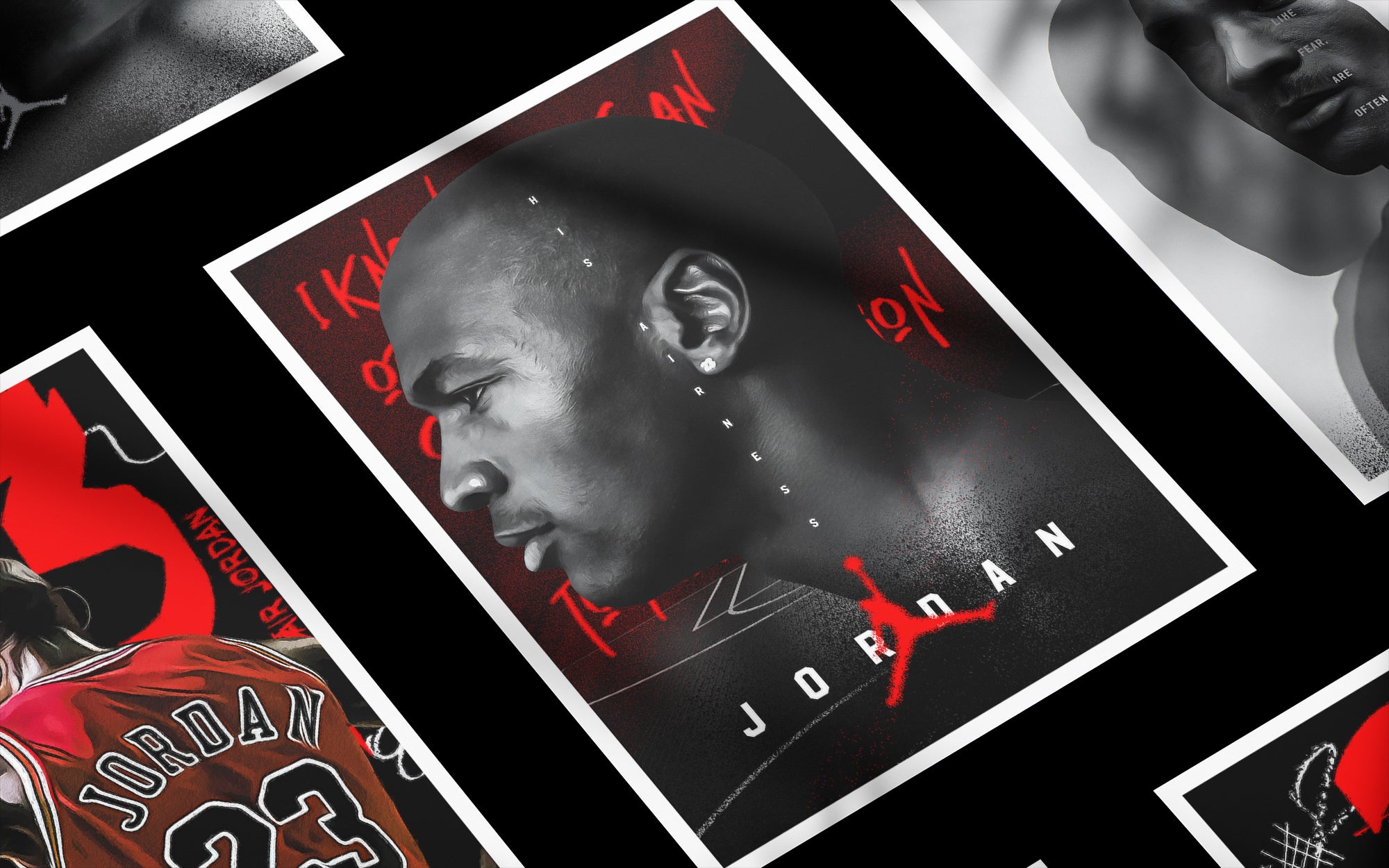 Michael Jordan - Basketbal - Prints en posters