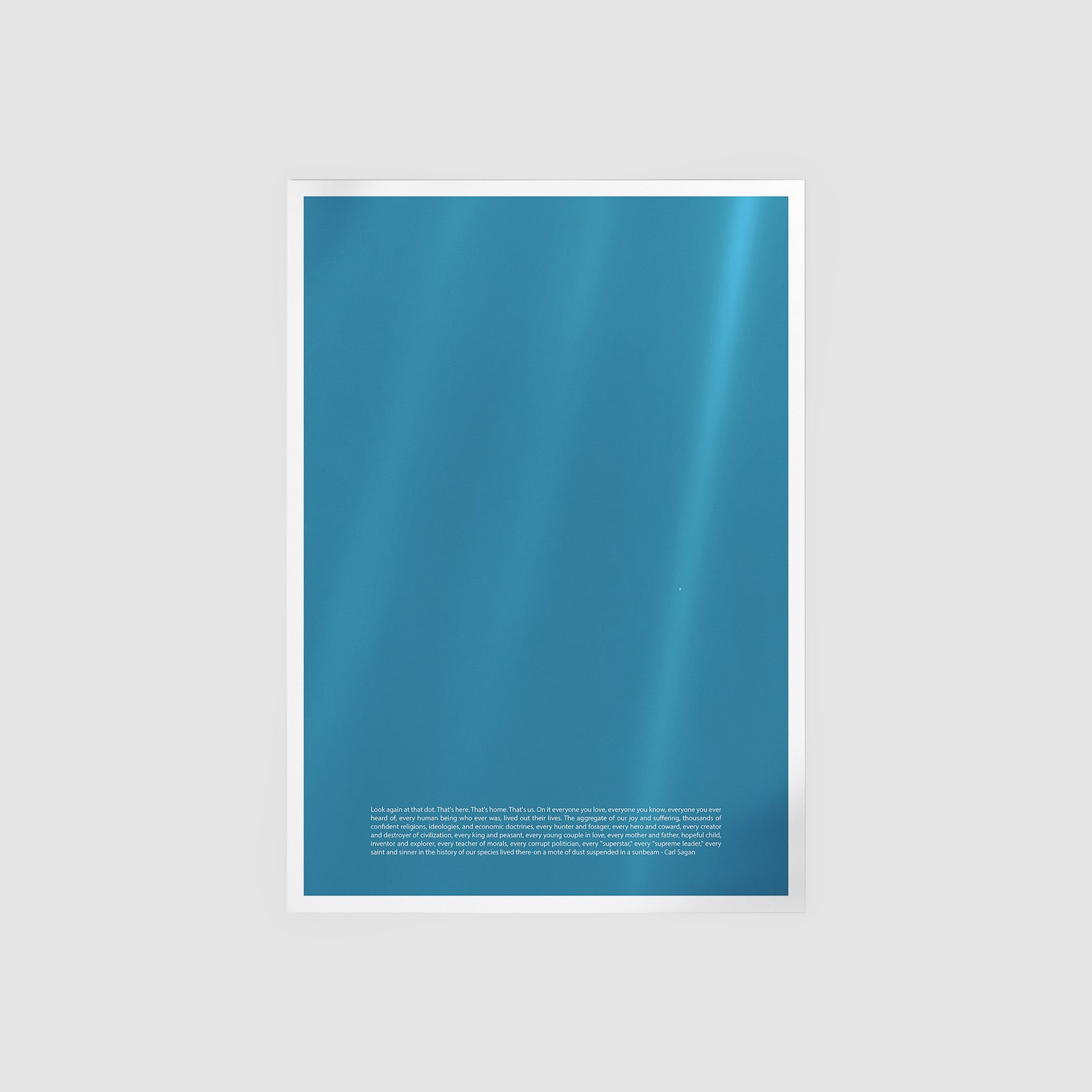 A Pale Blue Dot Revisited Cosmic Exploration Posters Pepperwall