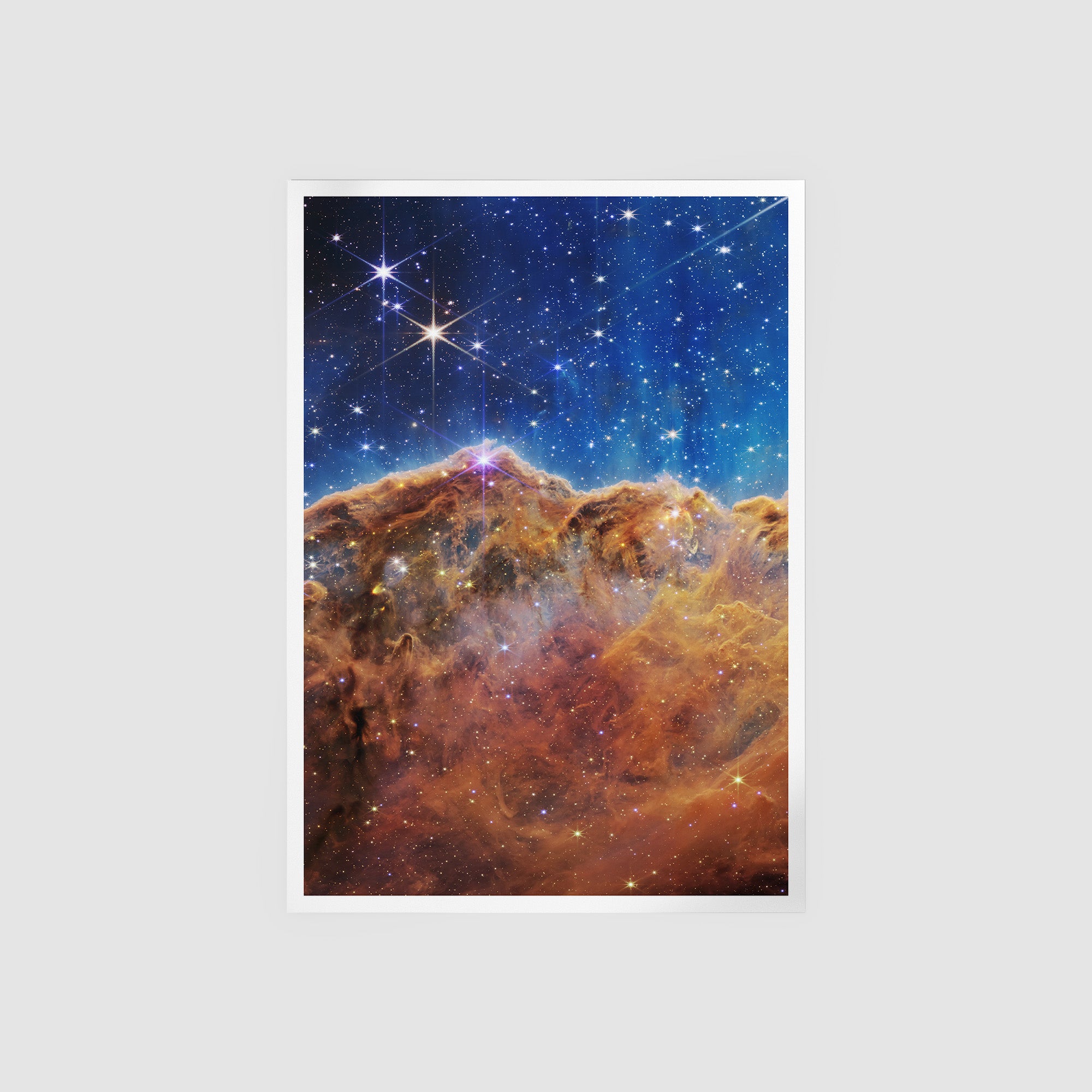 Cosmic Cliffs Of Carina Nebula Two - Cosmic Exploration - Prints en ...