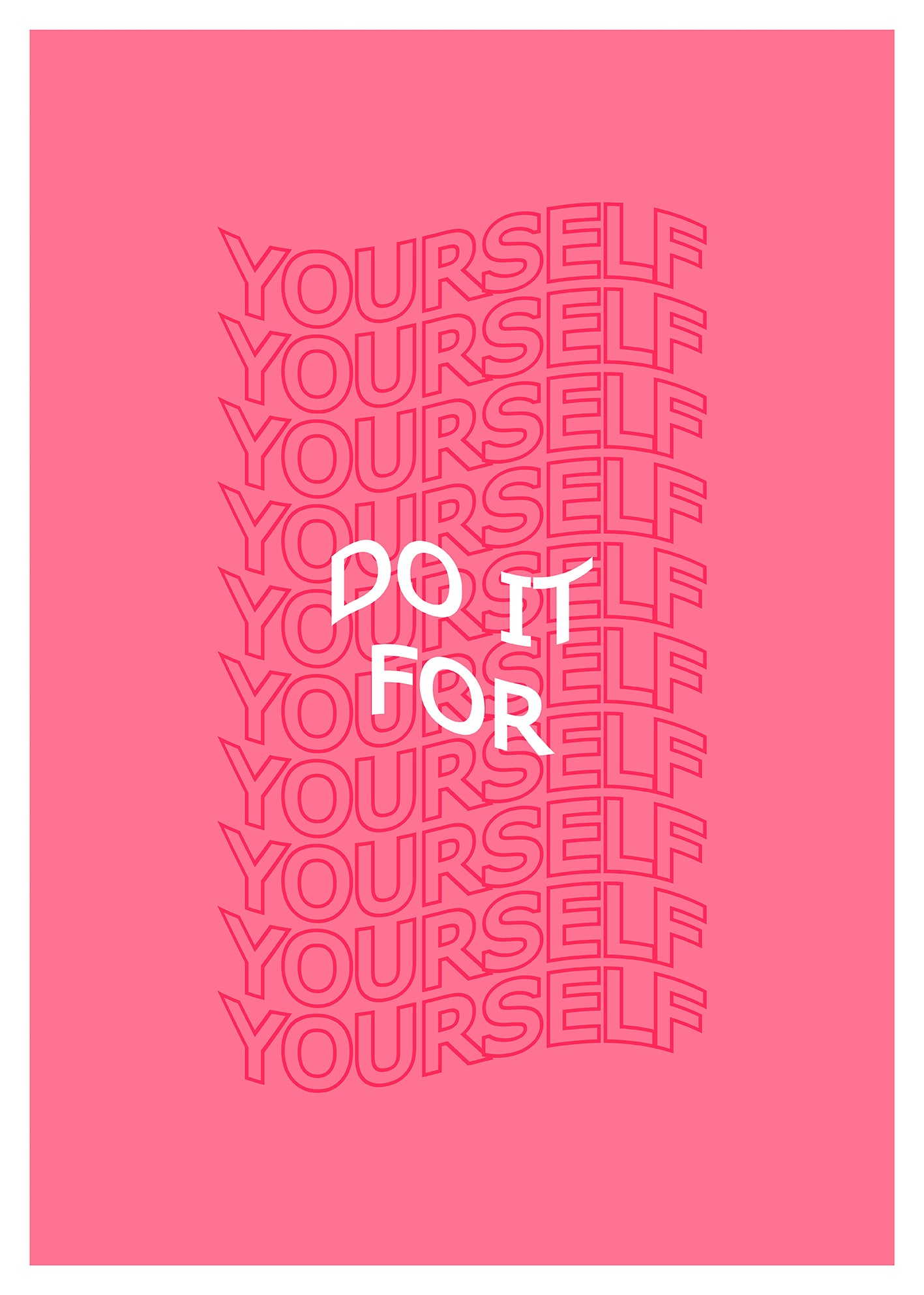 Do It For Yourself - Motivatie - Prints en posters - Pepperwall Nederland