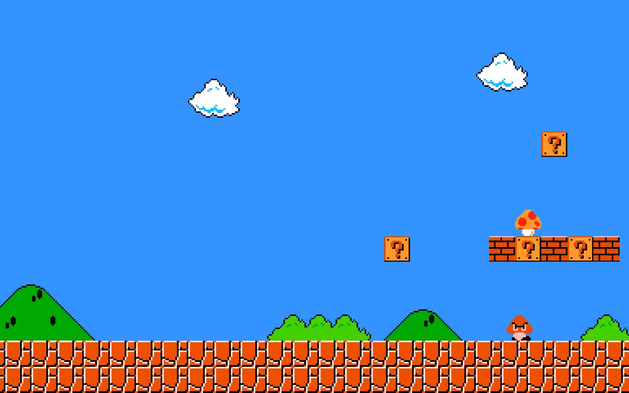 Super Mario Bros Wallpapers Every New World In Super Mario Bros.