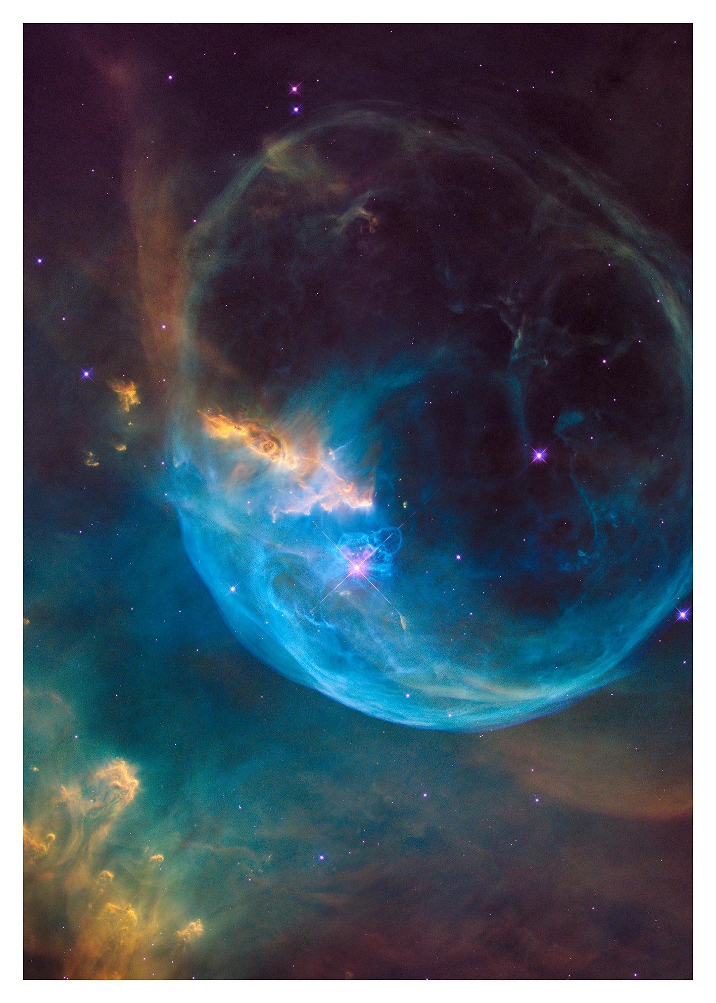 The Hubble Bubble Nebula - Astrofotografie - Prints en posters ...