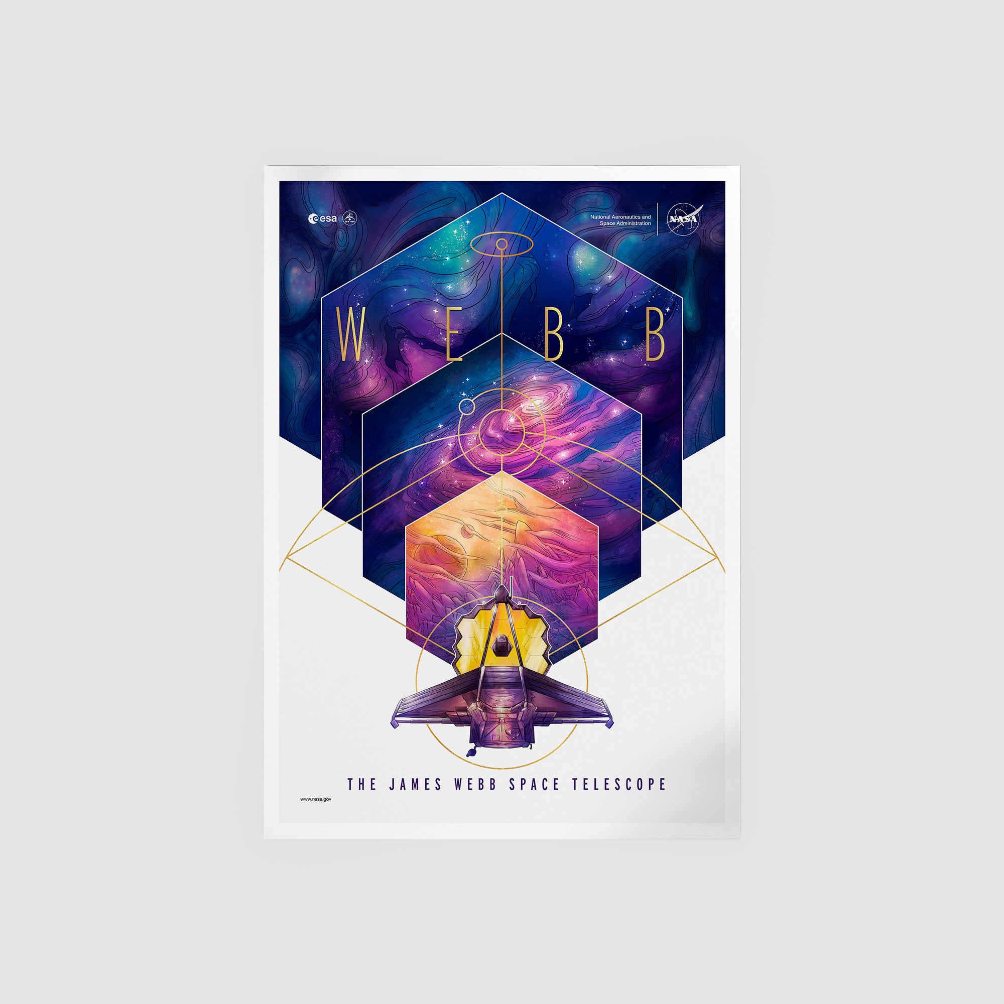 James Webb Space Telescope | Astronomy & Spacecraft Posters | Pepperwall