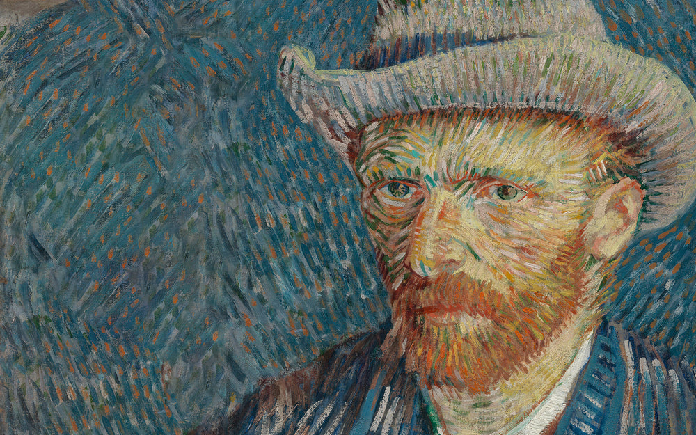 Zelfportret Van Gogh IV - Vincent van Gogh - Naadloos fotobehang ...