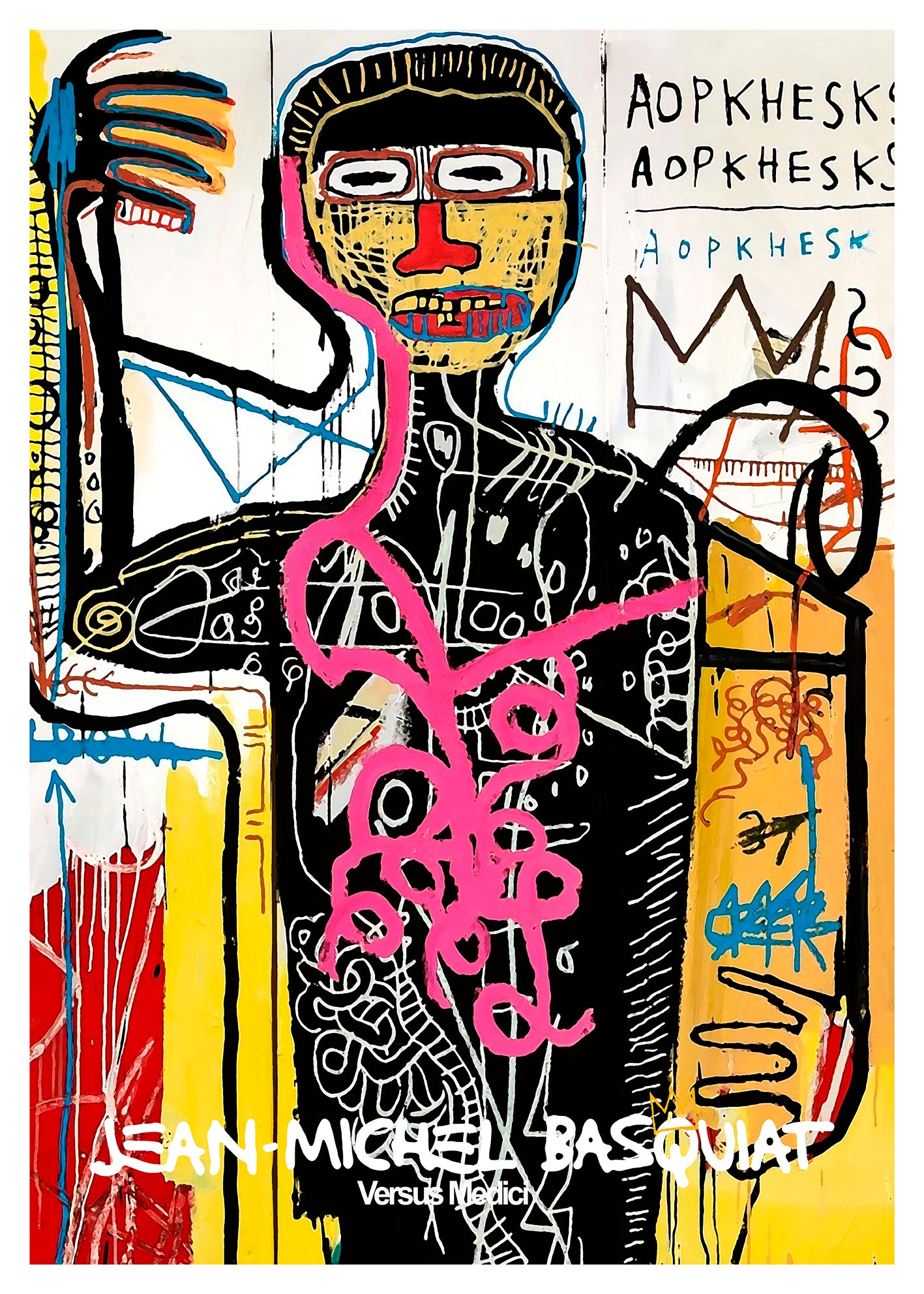 Versus Medici 1982 - Basquiat - Prints en posters - Pepperwall Nederland