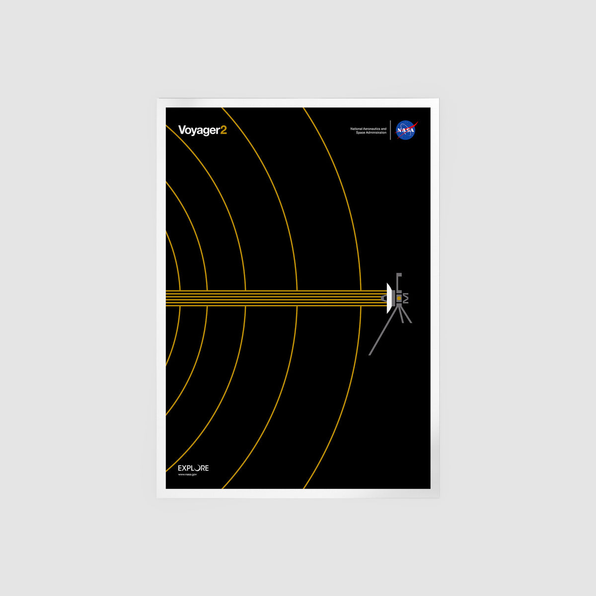 Voyager 2 - Interstellar Space - NASA Originals - Prints en posters ...