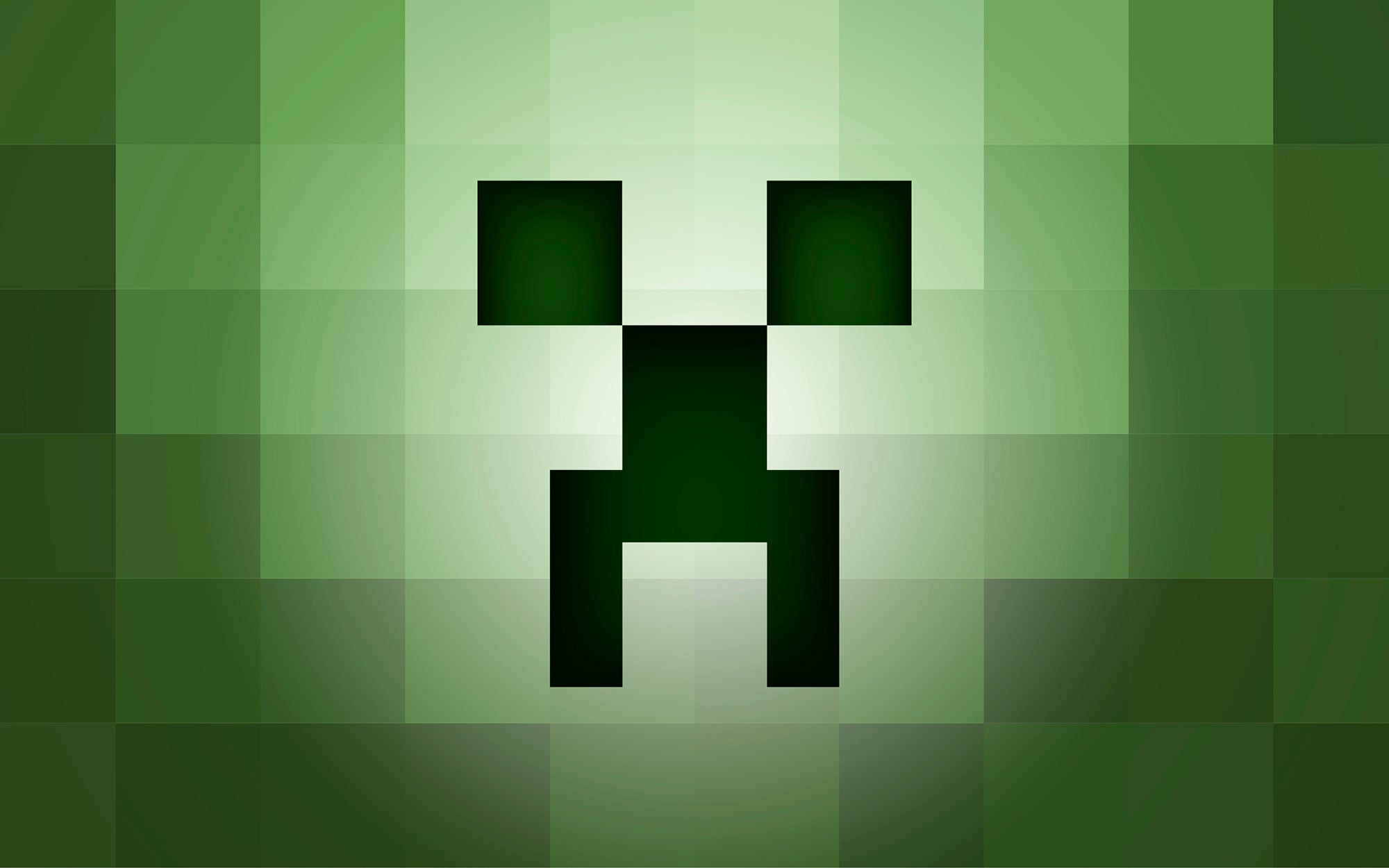 Minecraft Creeper Gezicht Afdrukbaar Abstract Patroon Creeper